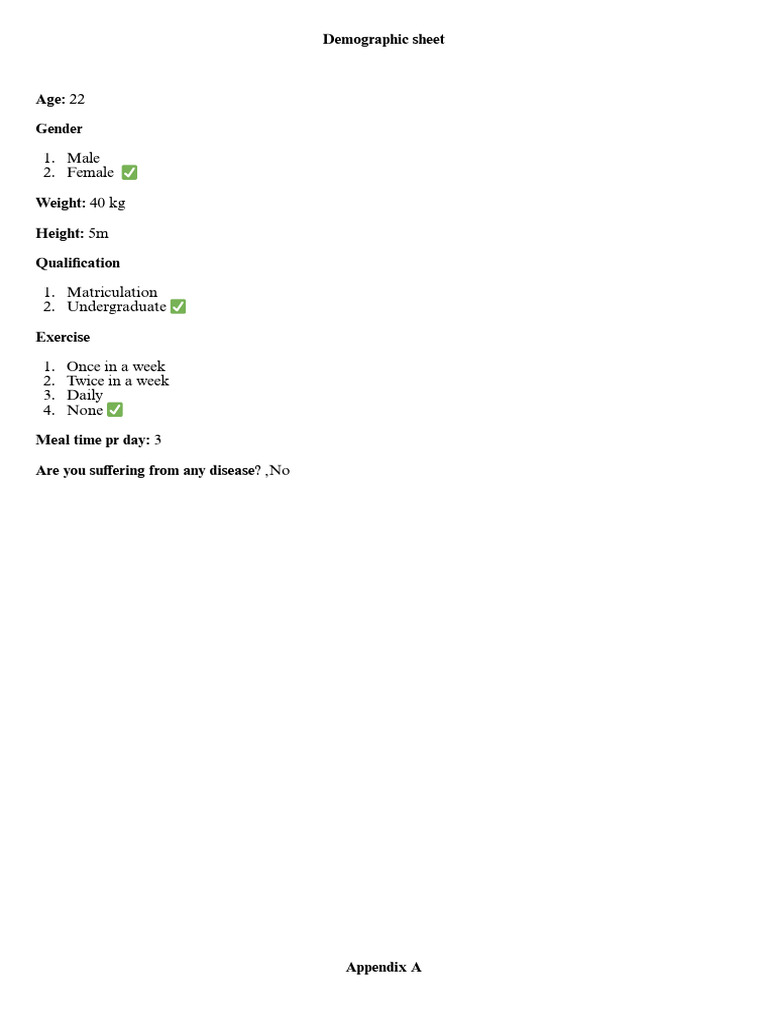 Demographic Sheet Scales - Docx - 20240806 - 164013 - 0000 | PDF ...