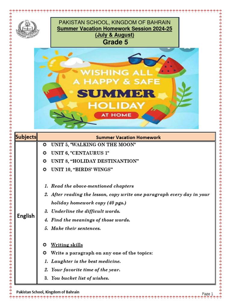 Grade 5 | PDF