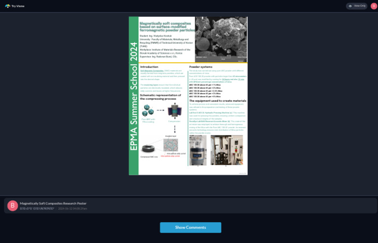 Magnetically Soft Composites Research Poster | PDF | Composite Material ...