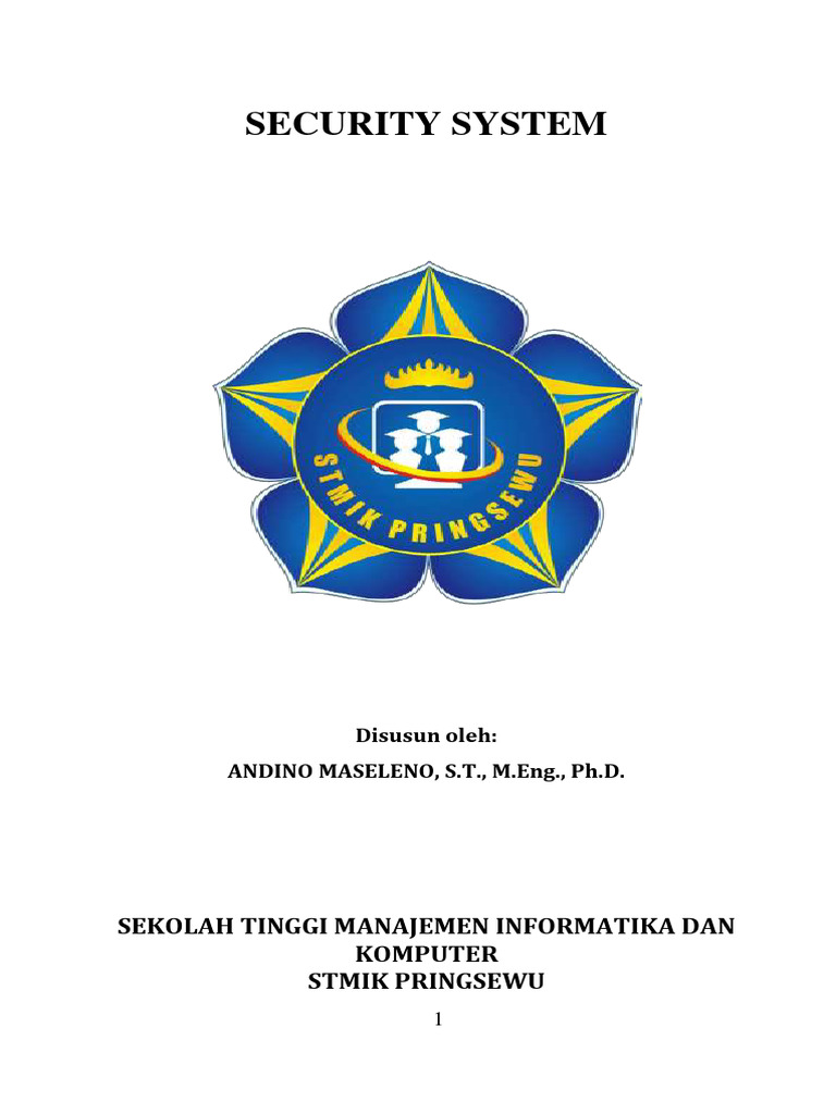 Panduan Sistem Keamanan Komputer | PDF