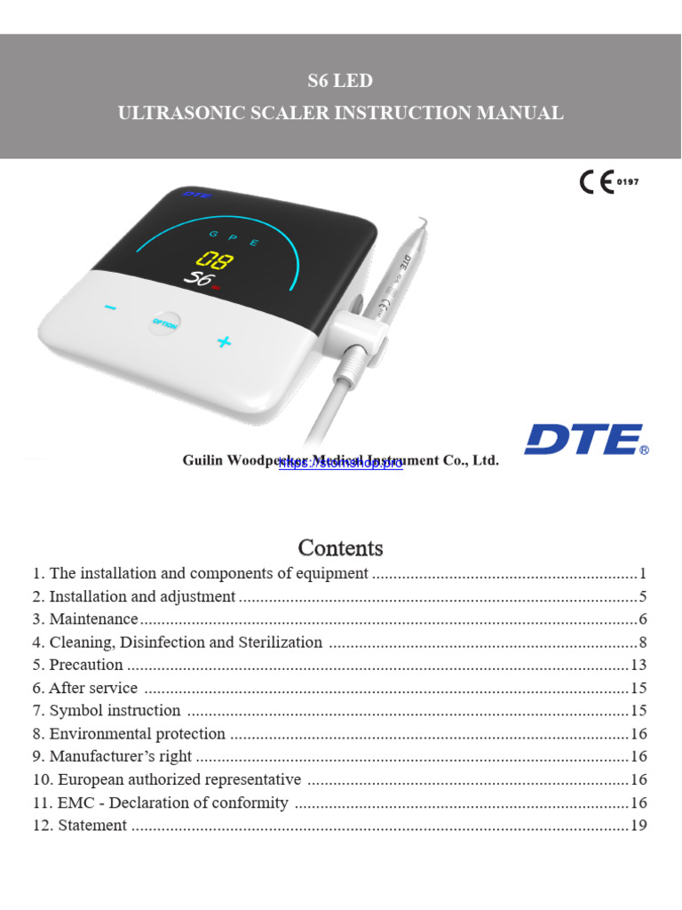 Woodpecker Dte s6 Led Manual en | PDF | Radio | Hertz