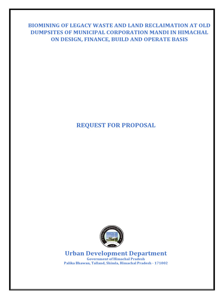 Biomining of Legacy Waste | PDF | Waste Management | Waste