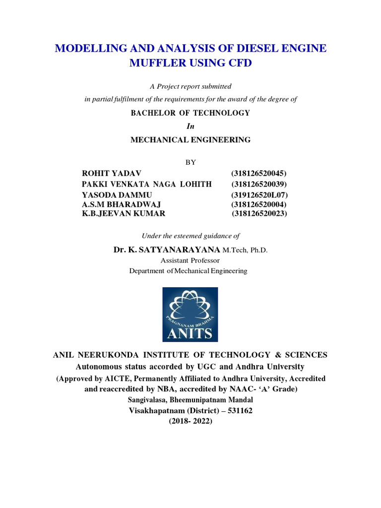 Modelling and Analysis of Diesel Engine | PDF | Exhaust Gas | Engines