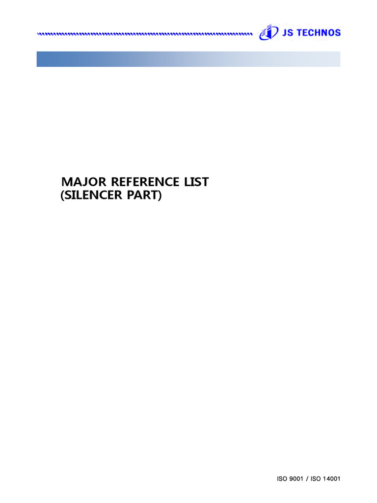 JS Techno Reference List | PDF | Boiler | Cogeneration