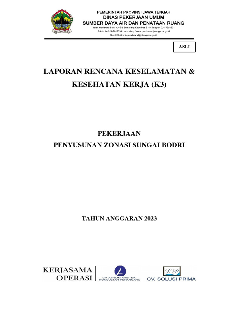 Laporan K3 | PDF