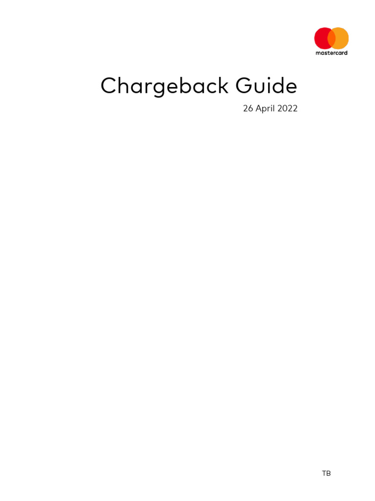 Chargeback Guide | PDF | Credit Card | Master Card