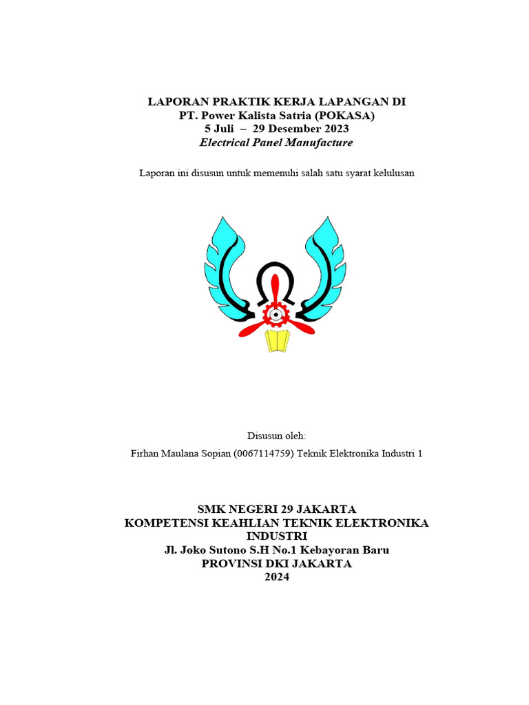 Laporan PKL di PT Power Kalista Satria | PDF | Bisnis