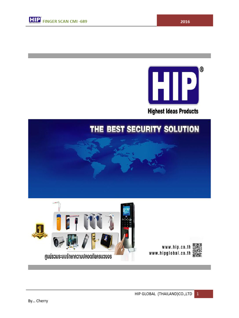 คู่มือการใช้งาน CMI-689 | PDF