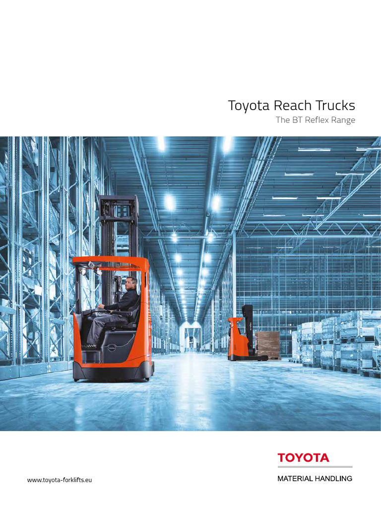 Toyota BT Reflex Reach Trucks Overview | PDF | Truck | Elevator