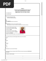 Application for New Voter Registration | PDF | Electoral District ...