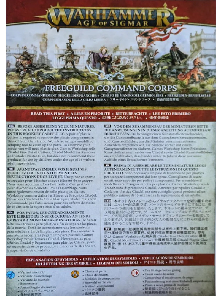 Cities of Sigmar Freeguild Command Corps | PDF