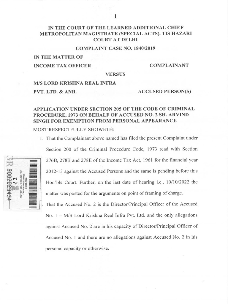 Exemption Application ' | PDF