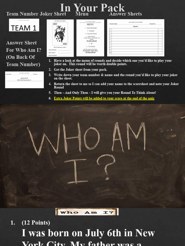 Who Am I | PDF