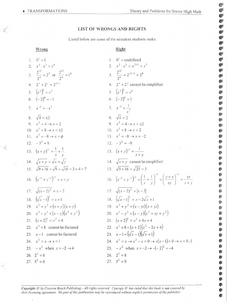 Funciton and Transformations | PDF