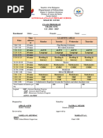 Class Program Matatag Grade 1 | PDF