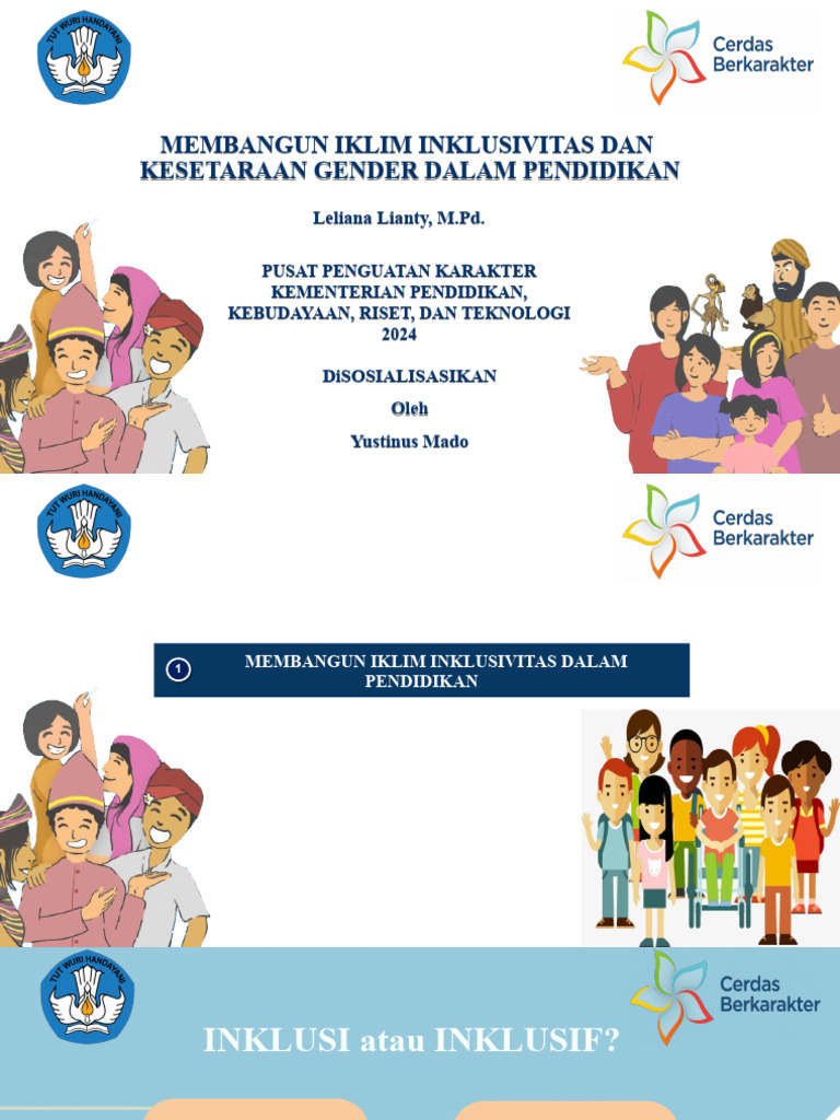 Membangun Iklim Inklusivitas Dan Ragam Disabilitas Dan Kebutuhan Khusus | PDF | Pengembangan Diri