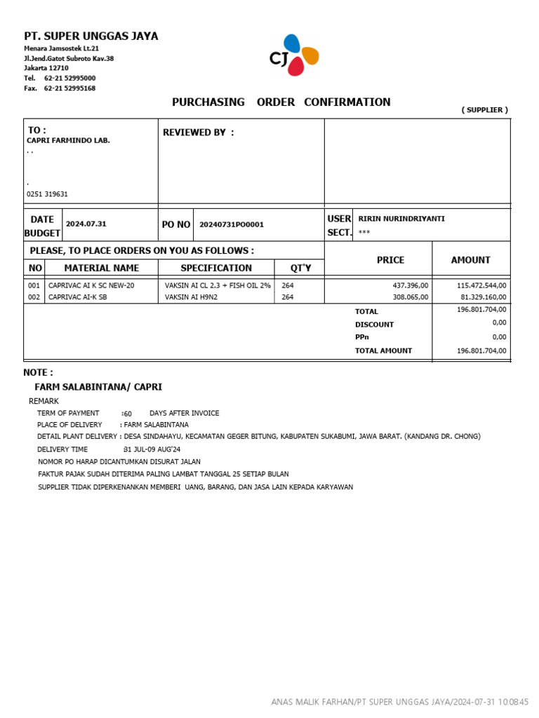 Capri Farm Salabintana-11 | PDF