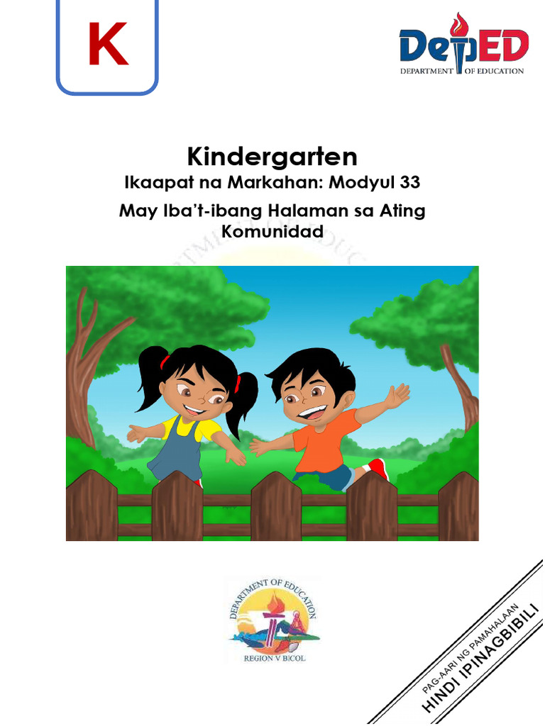 Revised Final Kindergarten Week 33 Q4-Colored | PDF