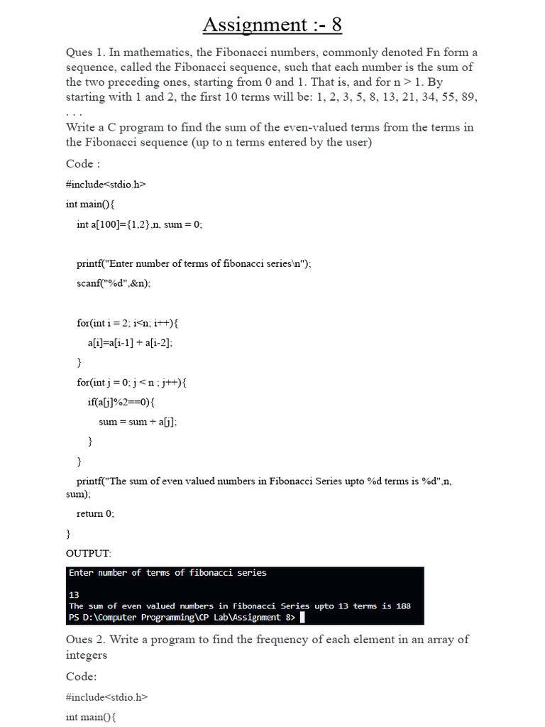 Assignment 8 | PDF | Computing | Software Engineering