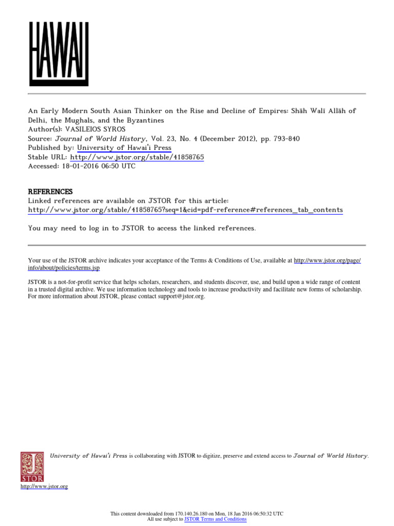 University of Hawai'i Press Is Collaborating With JSTOR To Digitize ...