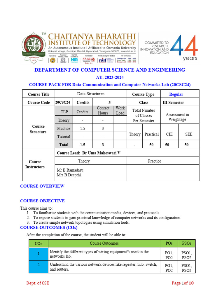 DCCN - Course Pack Sample For Lab | PDF | Ip Address | Computer Network