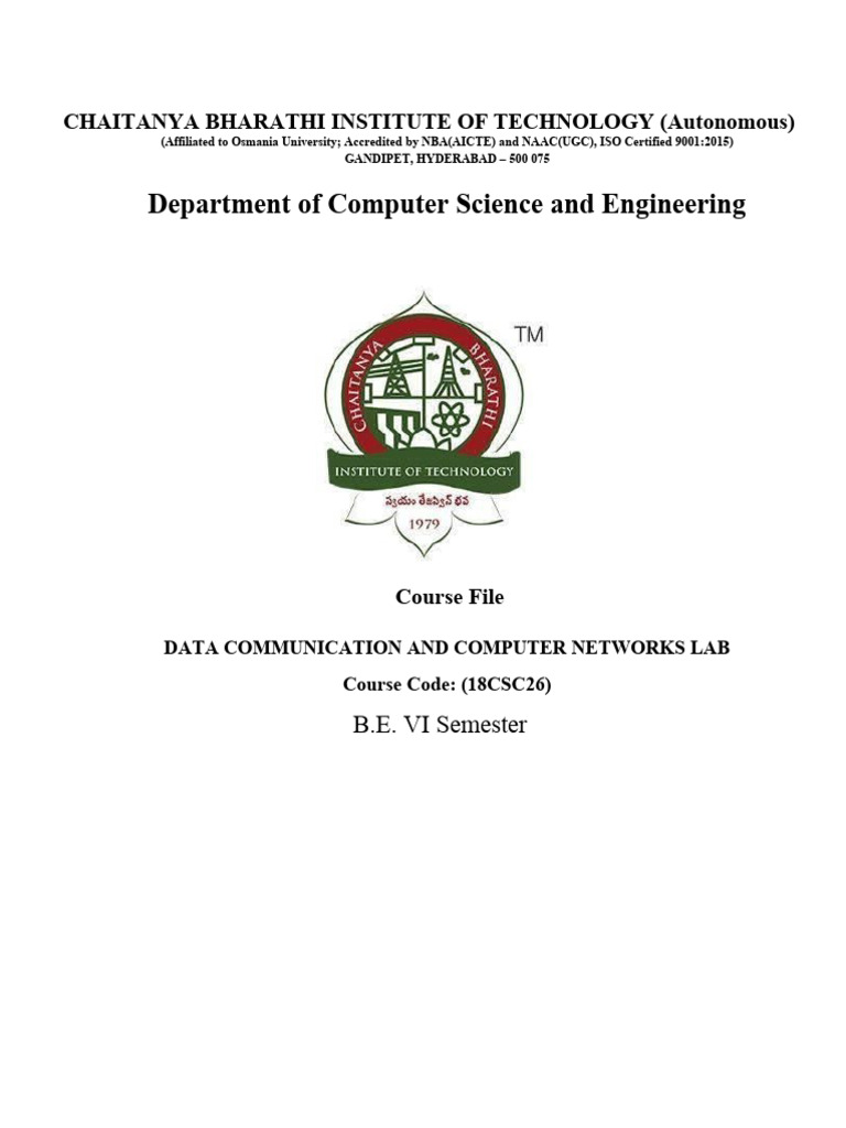DCCN - Lab Course - Mannual | PDF | Computer Science | Engineering