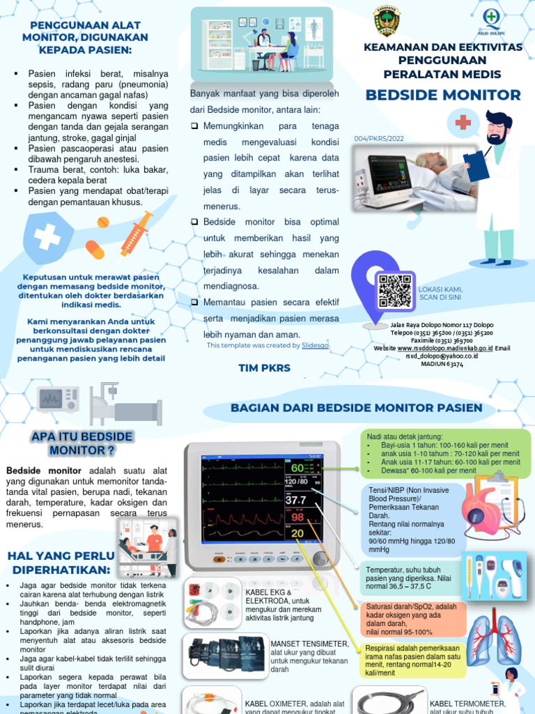 LEAFLET Efektivitas Alat Medis Monitor | PDF