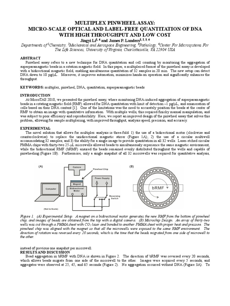 Multiplex Pinwheel - Vs Final | PDF | Correlation And Dependence | Assay