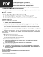 FIL11 - SIM - MELC 9 - Paggamit NG Cohesive Device Sa Gamit NG Wika Sa Lipunan | PDF