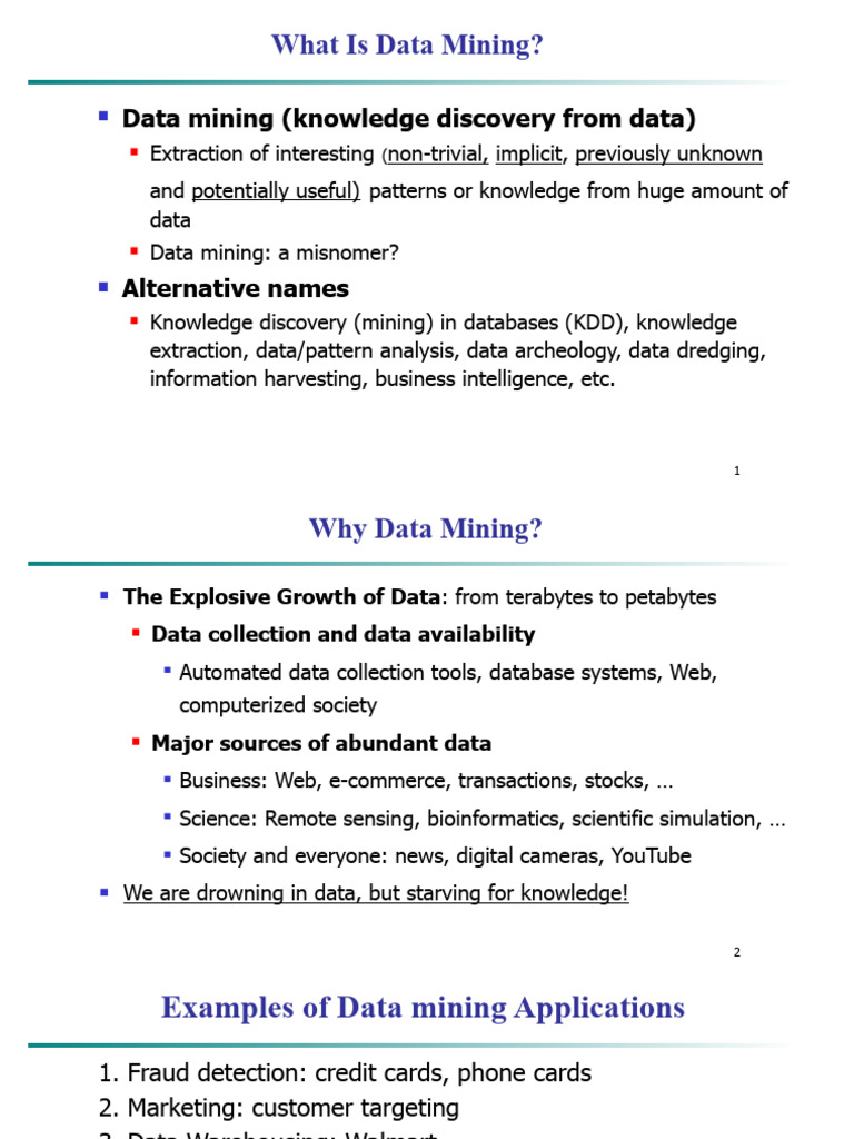 IDS Unit 2 Additional Topics | PDF | Data Mining | Probability Distribution