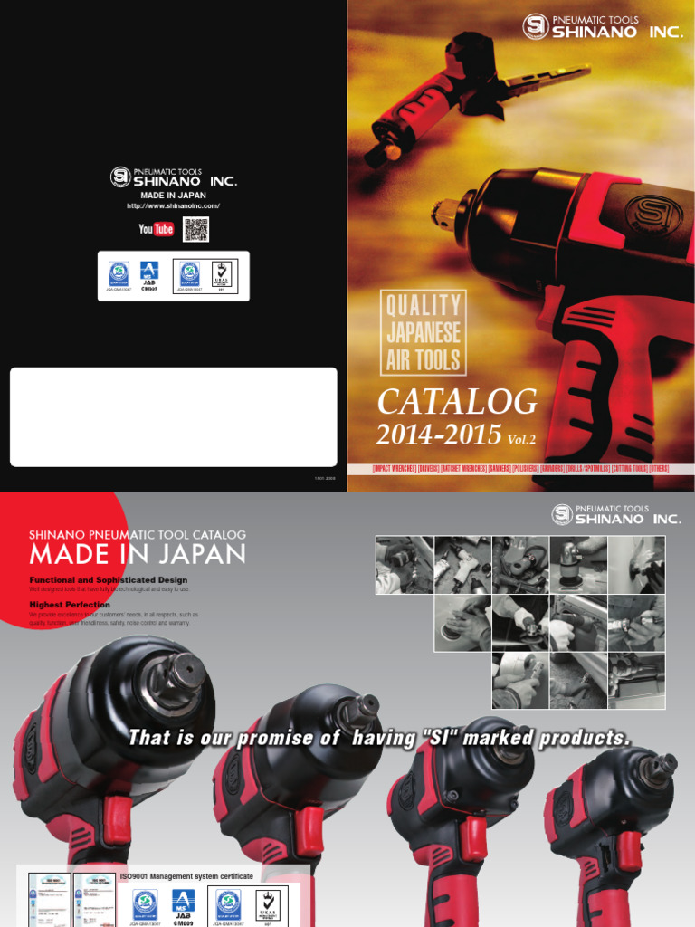 Shinano Air Tools | PDF | Drill | Manufactured Goods