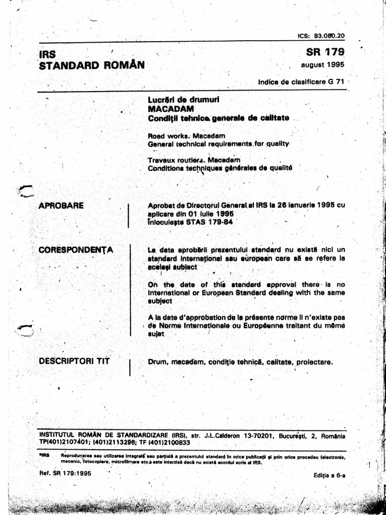 D-1 SR 179 Macadam | PDF