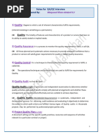 Essential QA/QC Document Overview | PDF | Quality Assurance | Safety