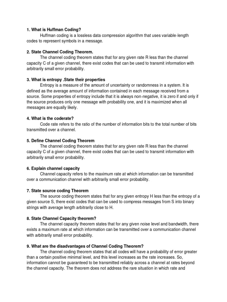 Information Theory and Coding | PDF | Data Compression | Code