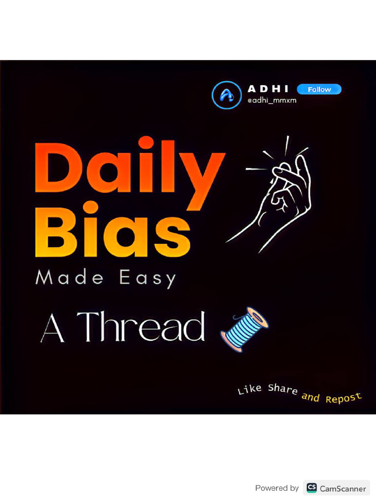 Ict Daily Bias Guide-Price Action | PDF