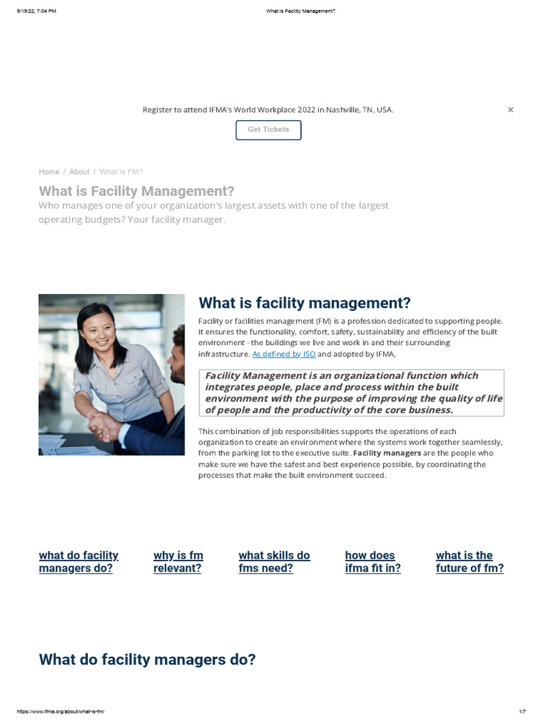 What Is Facility Management | PDF | Sustainability | Economies