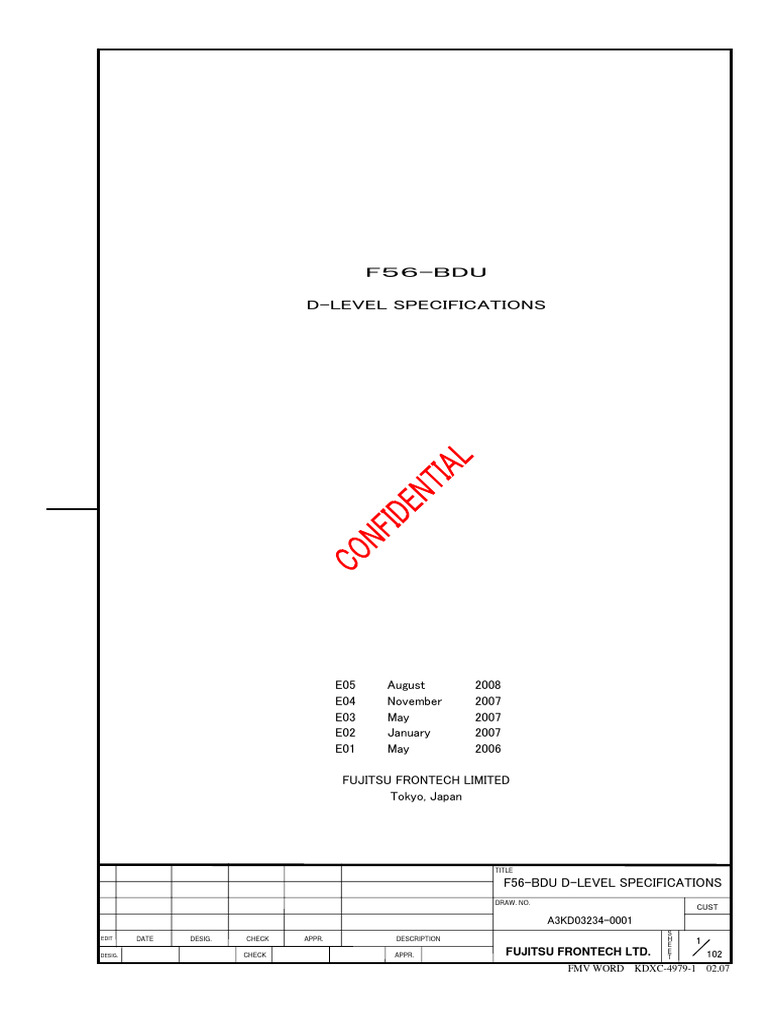 F56 Dlevel Spec | PDF | Computer Architecture | Computer Engineering