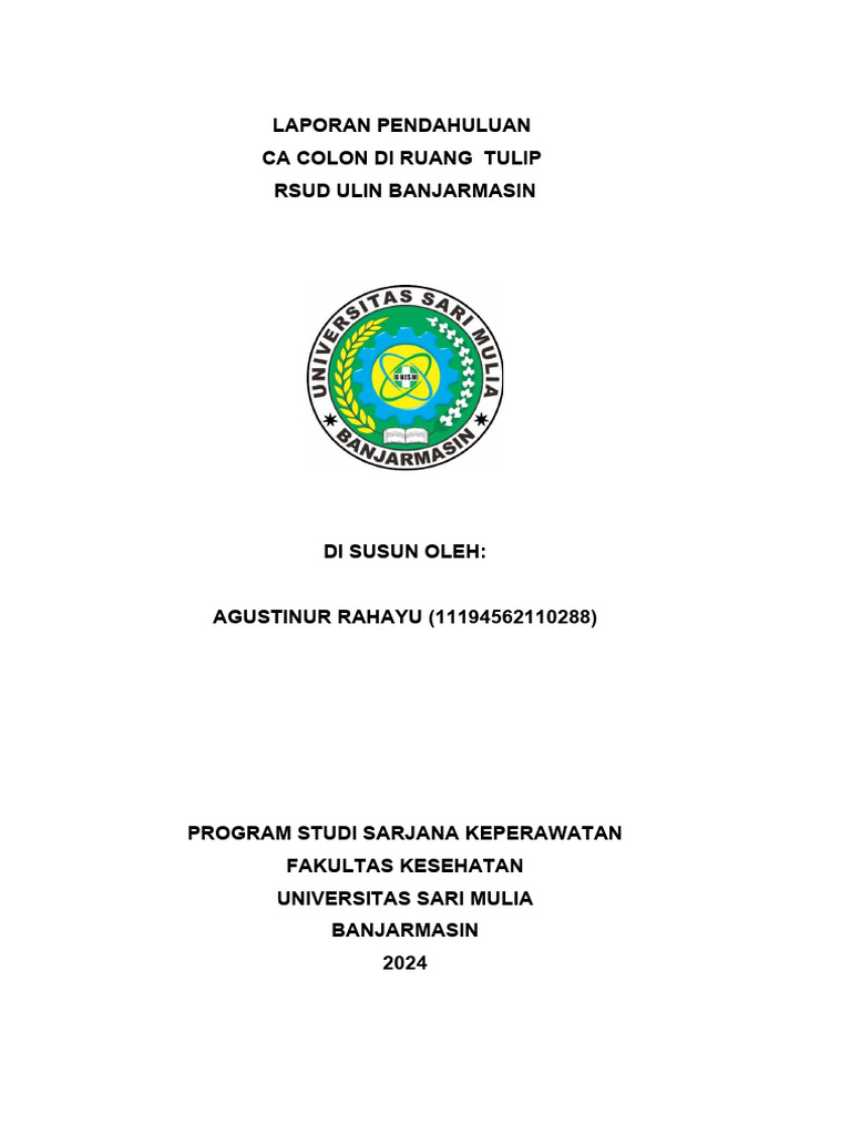 LP Ca Colon | PDF | Kesehatan Holistik | Sains & Matematika