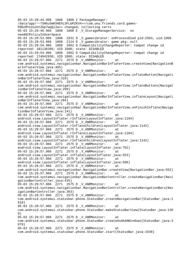Android System Log Analysis | PDF | Computing Platforms | Software Engineering