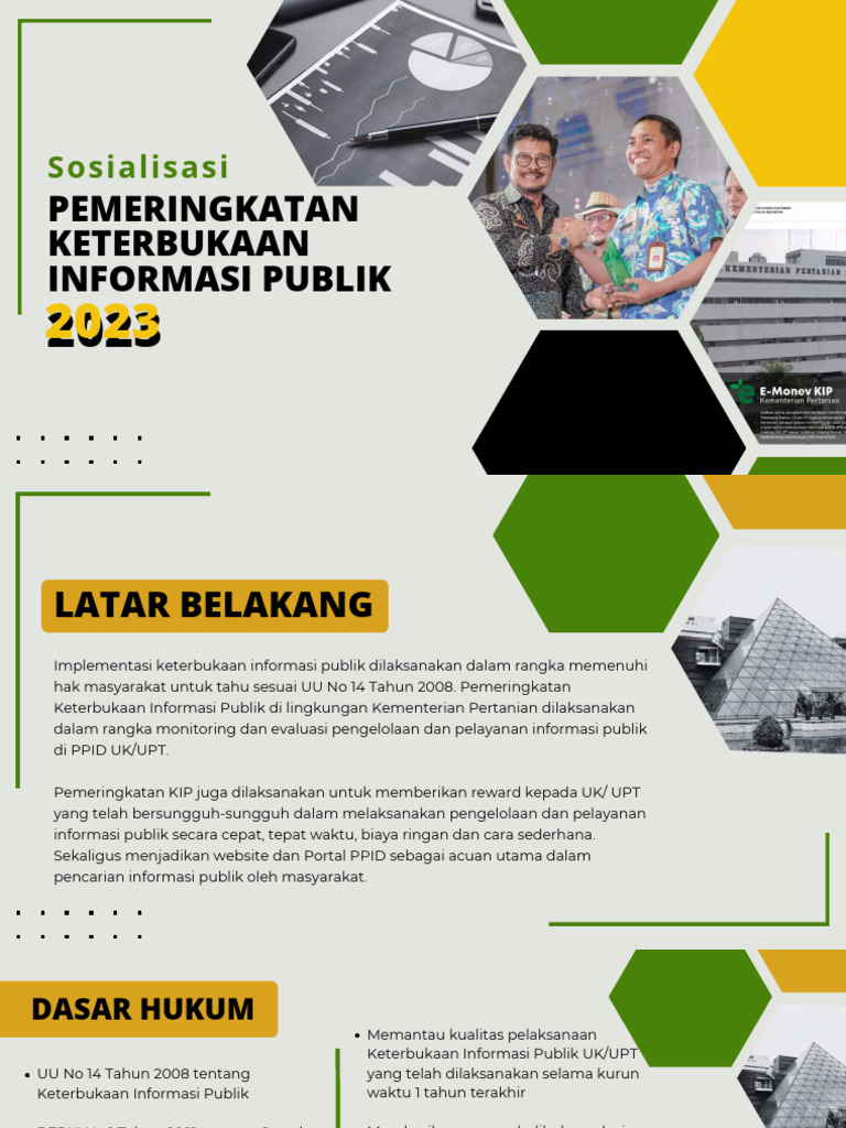 Bahan Pemeringkatan KIP 2023 | PDF