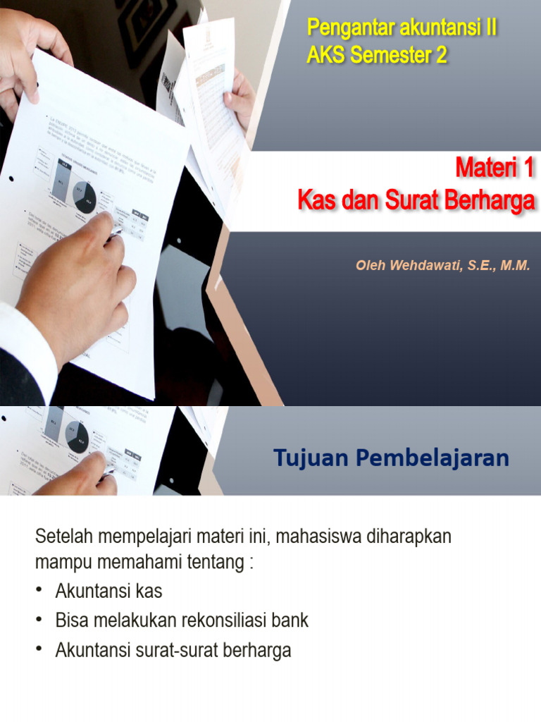 Materi 1 - Kas Dan Surat Berharga | PDF
