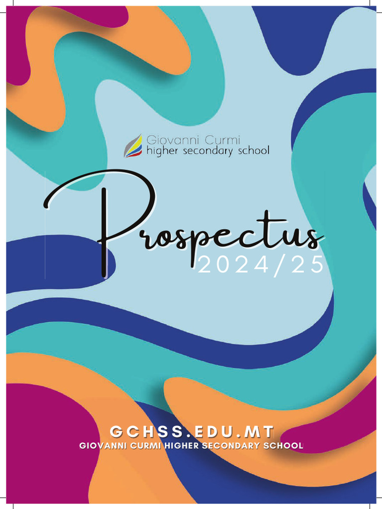 GCHSS Prospectus 2024 2025 | PDF | Economics | Arabic