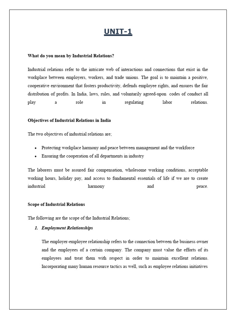 20240405112427-Employee Relations and Labor Laws | PDF | Cost Of Living ...