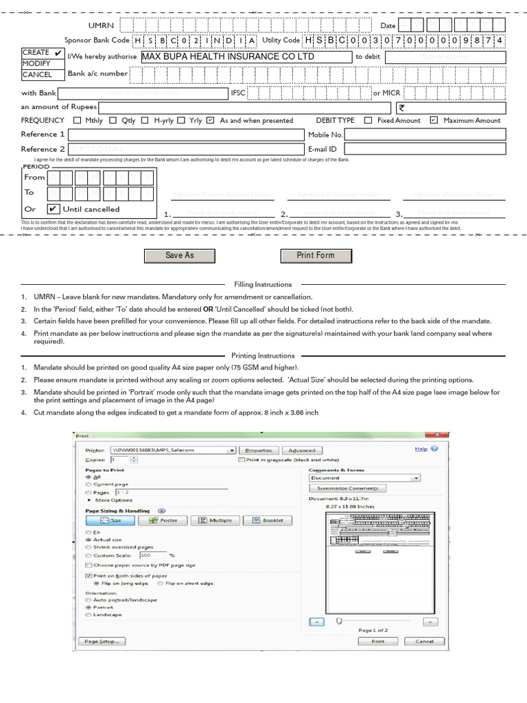 ACH Form | PDF | Debit Card | Banks