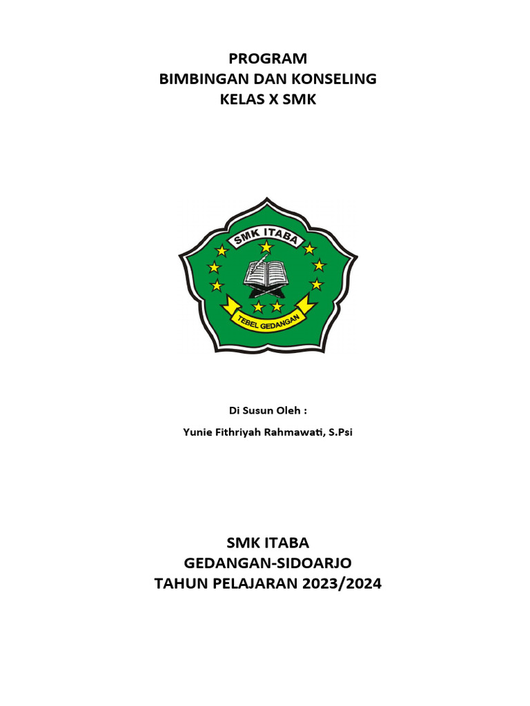 PROGRAM BK RPL X 2023-2024 Ok | PDF | Pengembangan Diri
