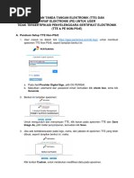 Panduan TTE untuk Banyak Naskah | PDF