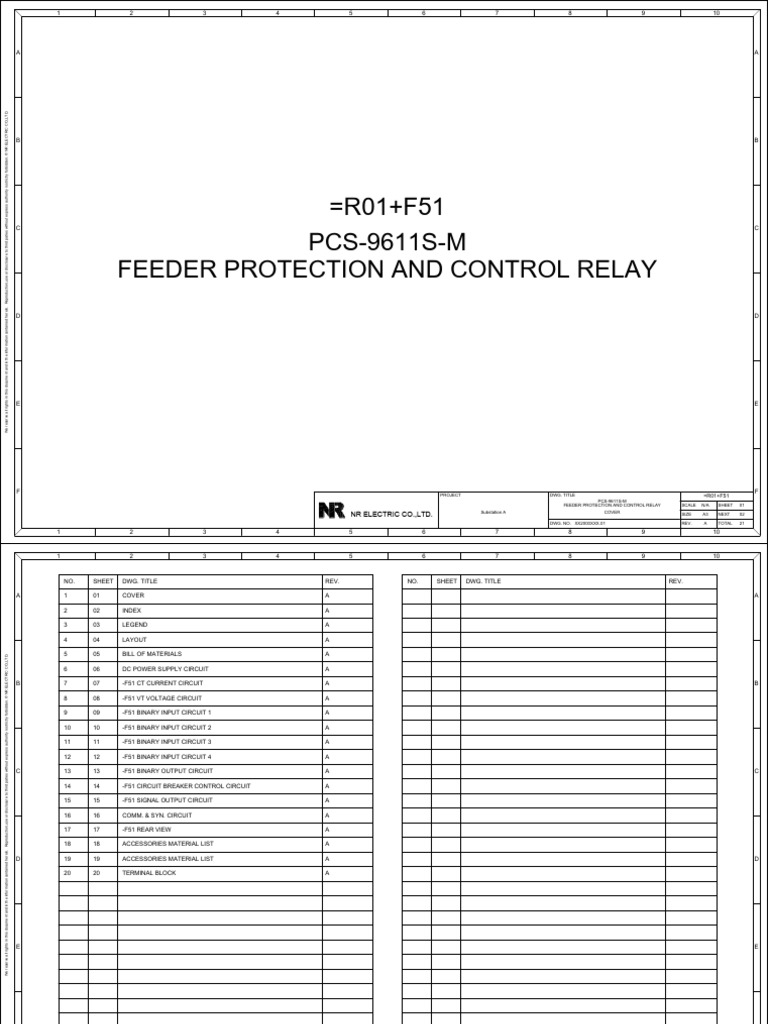 PCS-9611S Diagram of Zigzag Transformer Protection Relay | PDF | Relay ...