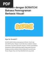 Pertemuan 2-Bab 4 (Scratch-Block Code & Membuat Program) | PDF