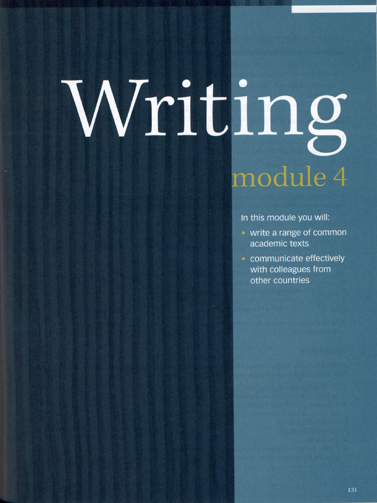 Module 4. Writing | PDF