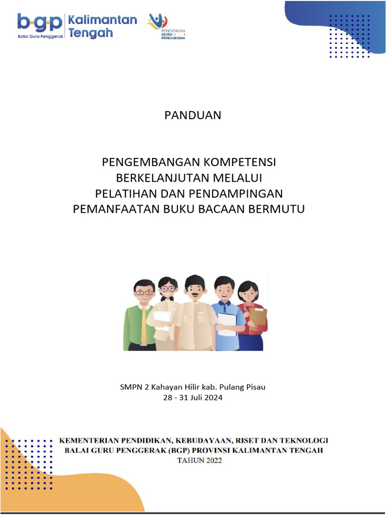 Draf Panduan Kegiatan PKB Pemanfaatan Buku Bacaan | PDF | Karier & Perkembangan